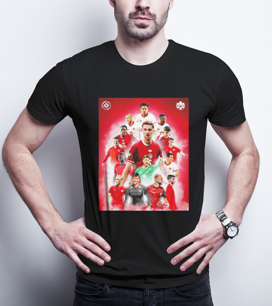 Canada's Team 2026 Men's National Soccer Team Players T-Shirt