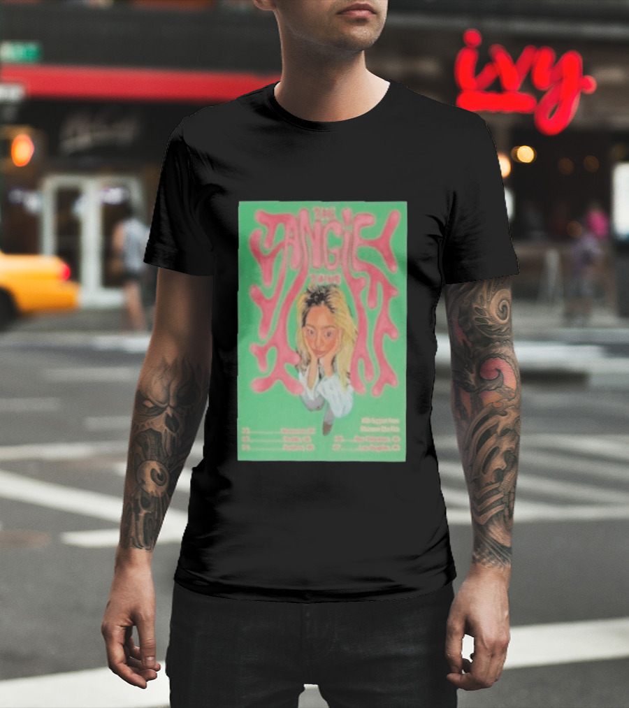Spill Tab The Angie Tour March 2026 Denver Vancouver San Francisco Seattle T-Shirt
