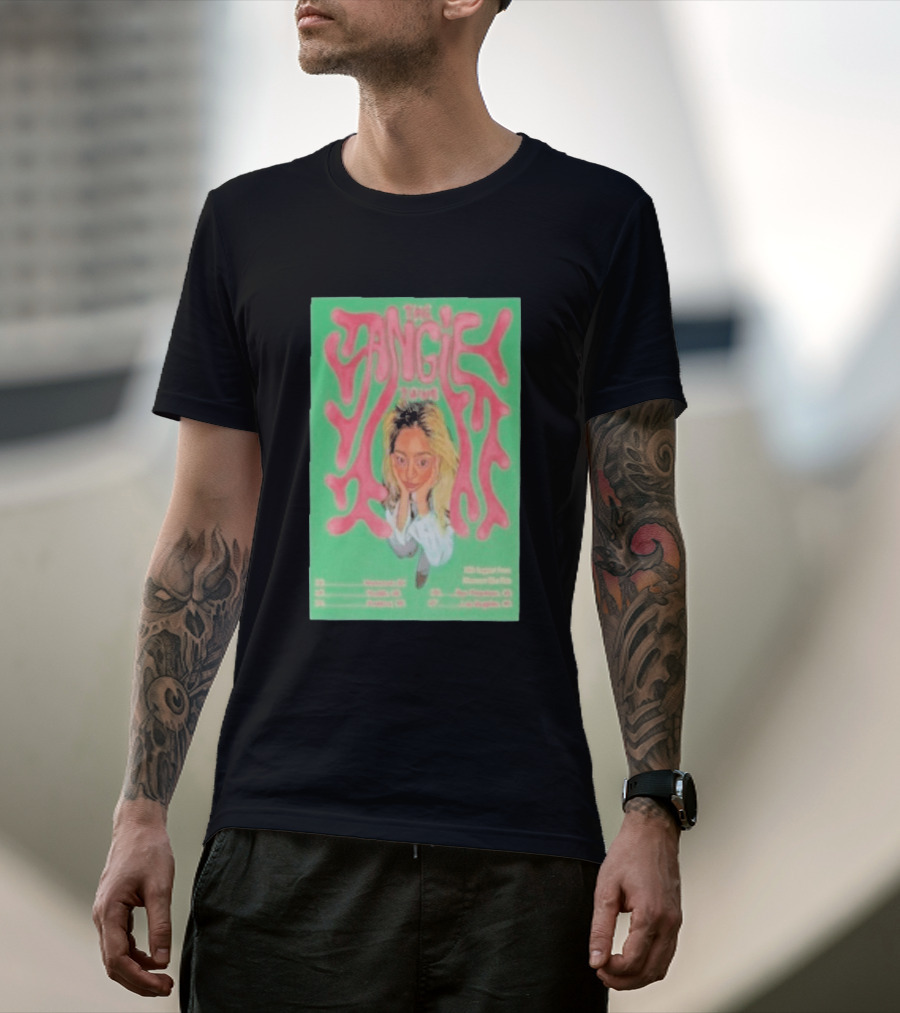 Spill Tab The Angie Tour March 2026 Denver Vancouver San Francisco Seattle T-Shirt