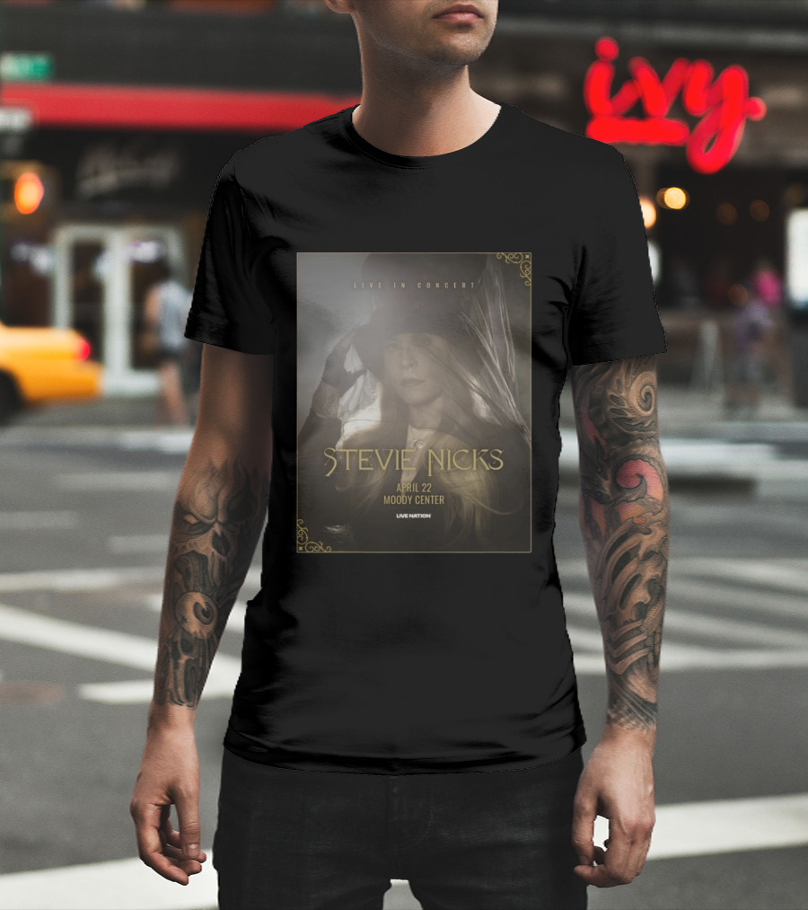 Stevie Nicks Live In Concert April 22 2026 Moody Center Austin TX T-Shirt
