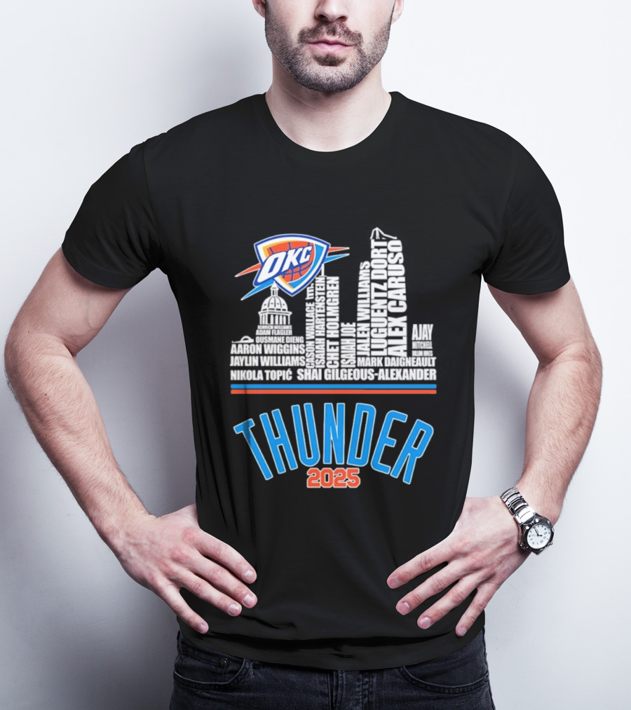 OKC Thunder Skyline 2025 T-Shirt