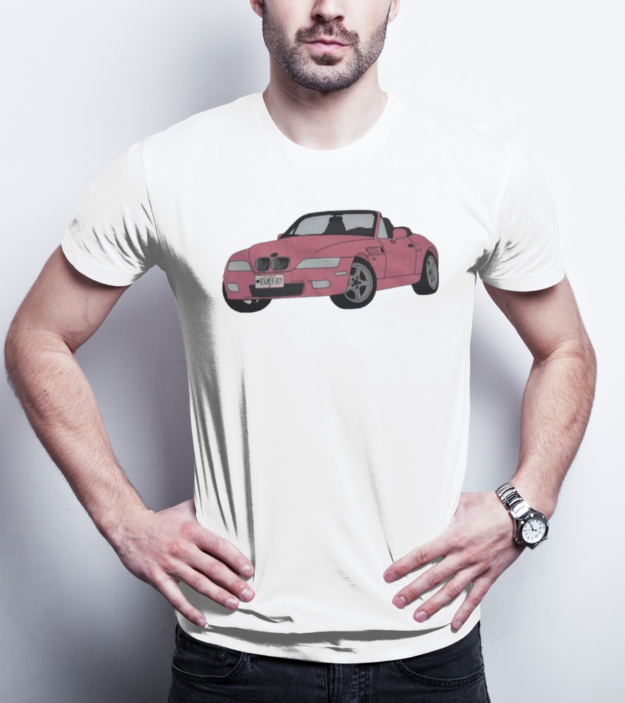 Convertible Pink BMW Z3 B3MER BOY T-Shirt