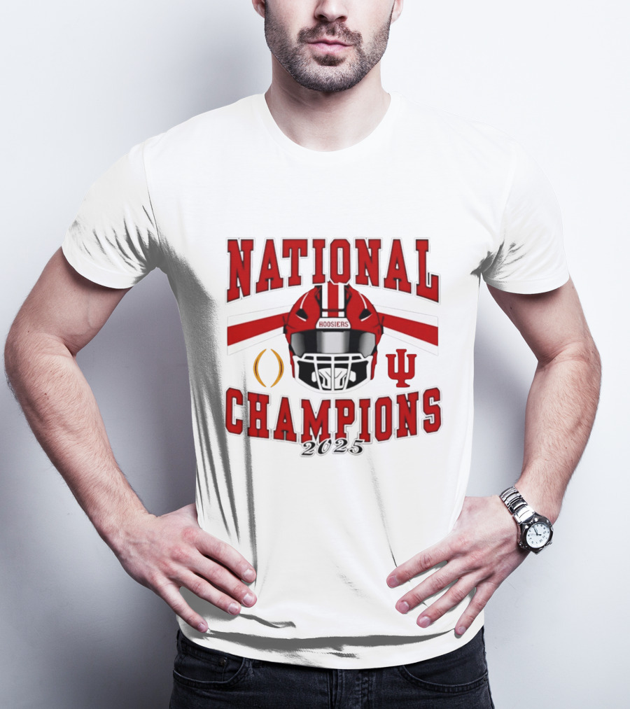Indiana Hoosiers National Champions 2025 College Football Playoff T-Shirt