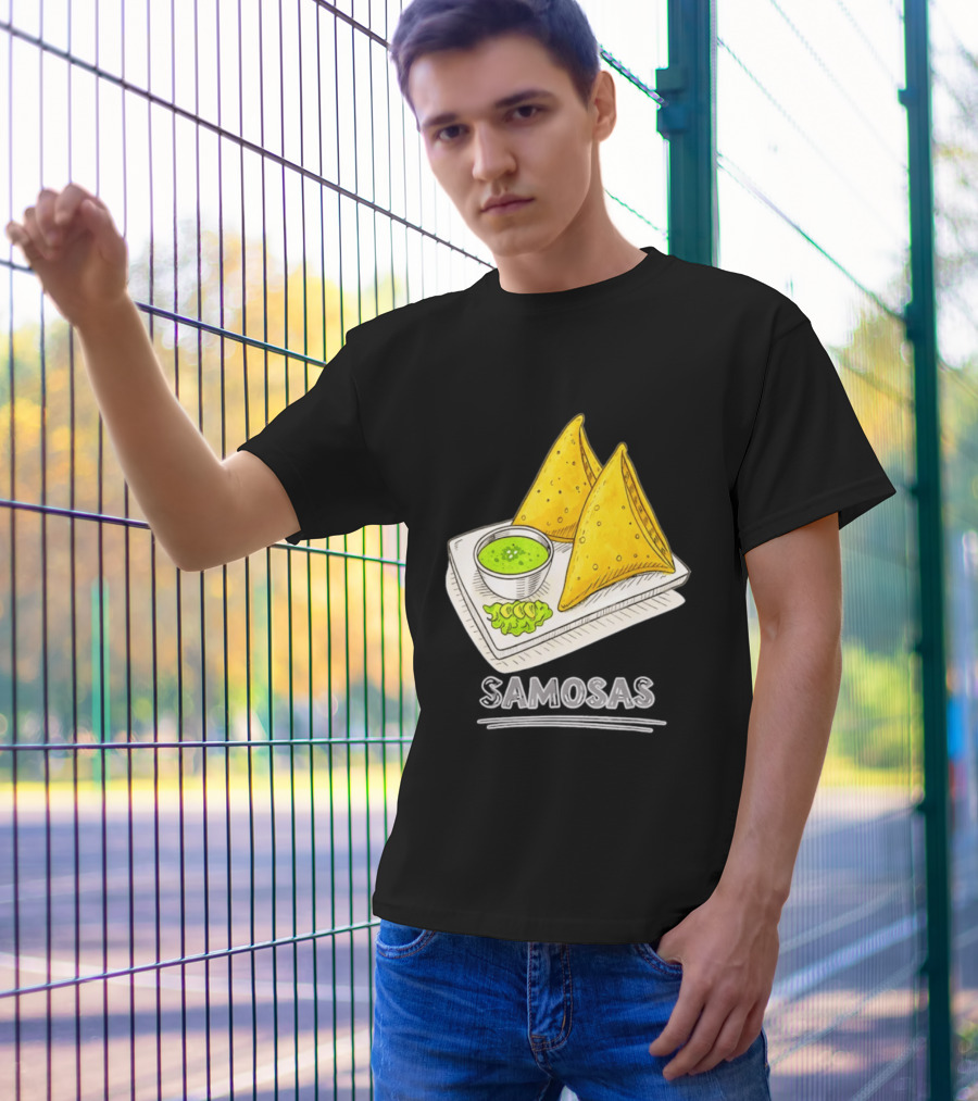 Samosa Lover Indian Snack Foodie Delight T-Shirt