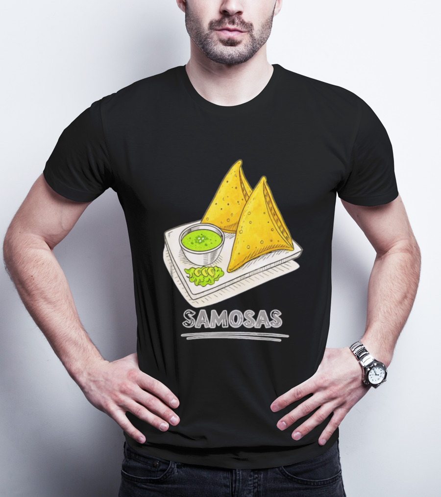 Samosa Lover Indian Snack Foodie Delight T-Shirt