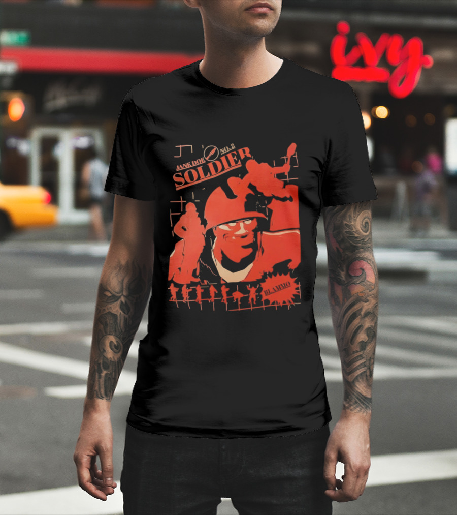 Jane Doe Soldier Team Fortress 2 1968 T-Shirt