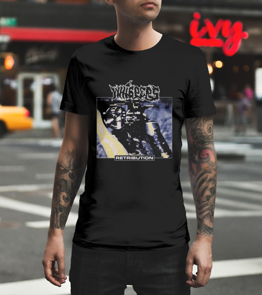 Whispers Retribution Motorcycle Engine T-Shirt
