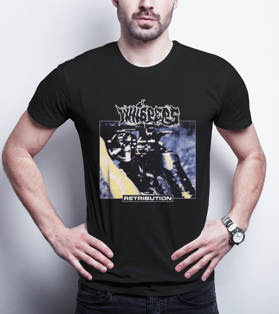 Whispers Retribution Motorcycle Engine T-Shirt