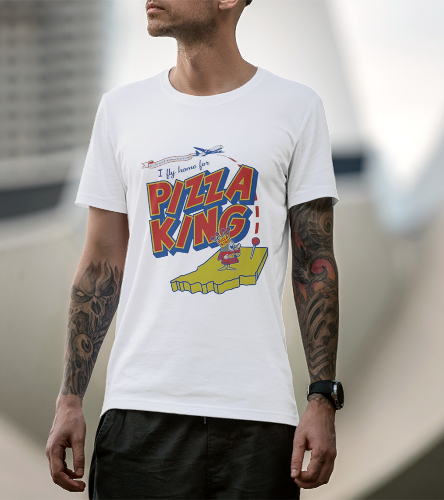 Indiana Traveling Since 1956 I Fly Home For Pizza King T-Shirt