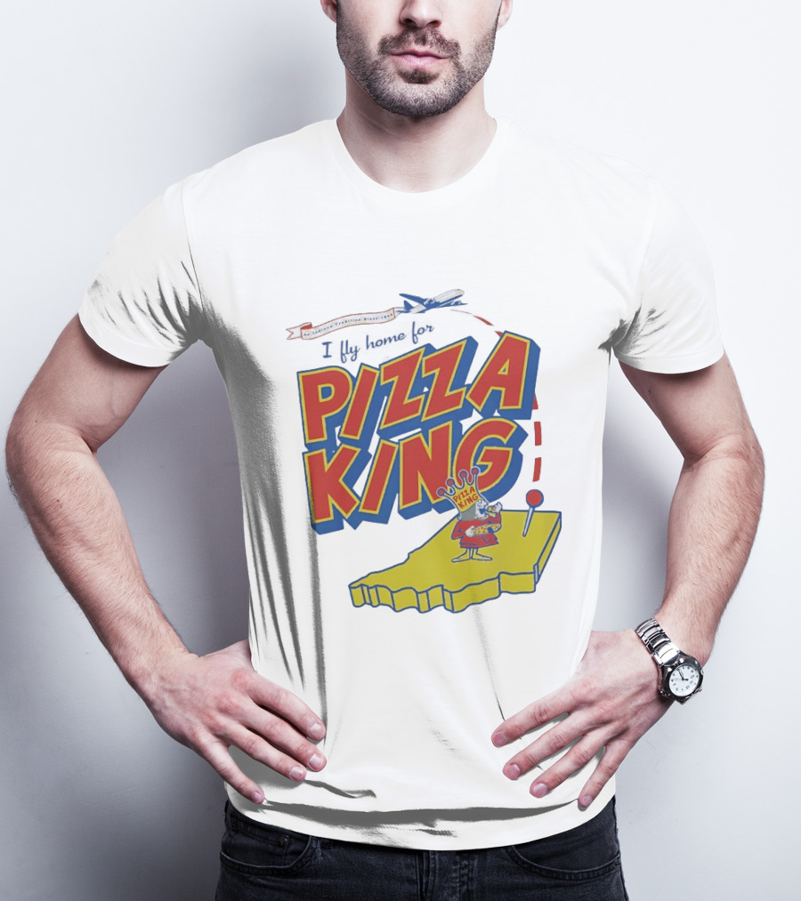 Indiana Traveling Since 1956 I Fly Home For Pizza King T-Shirt