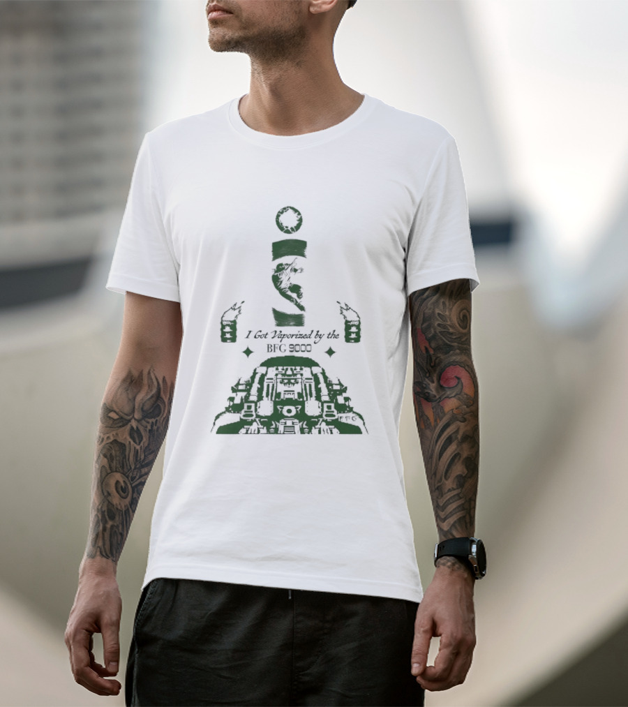 I Got Vaporized By The BFG 9000 Vintage Gaming Reference T-Shirt