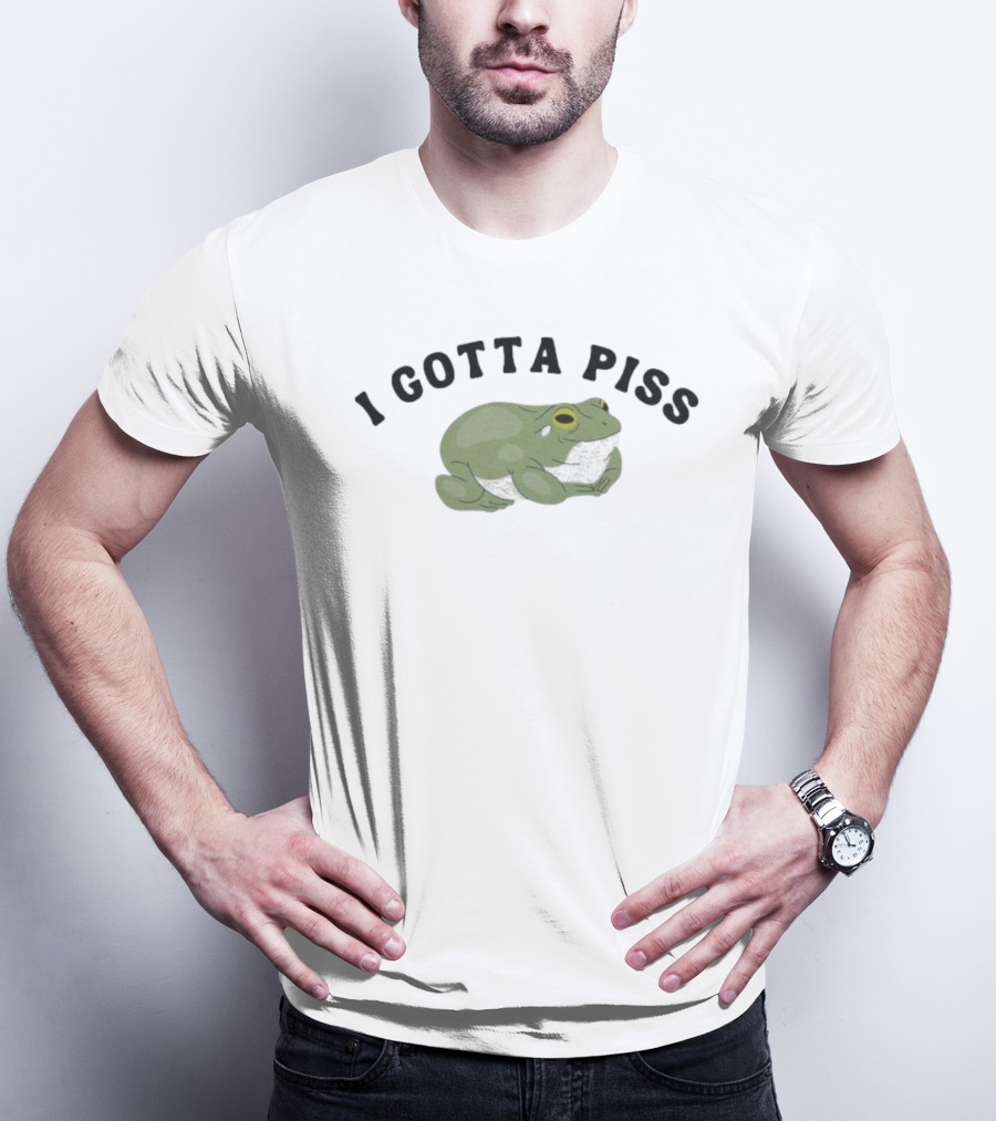 I Gotta Piss Frog Meme Humor T-Shirt