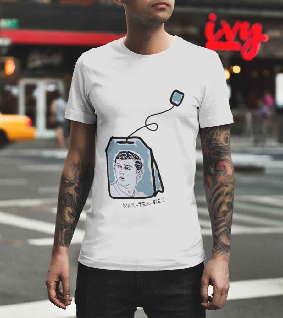 Mar Tea Nez Emiliano Martínez Teabag Cartoon T-Shirt
