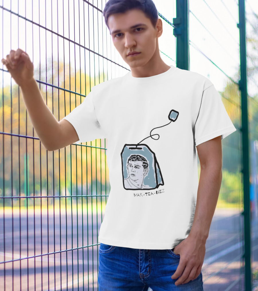 Mar Tea Nez Emiliano Martínez Teabag Cartoon T-Shirt
