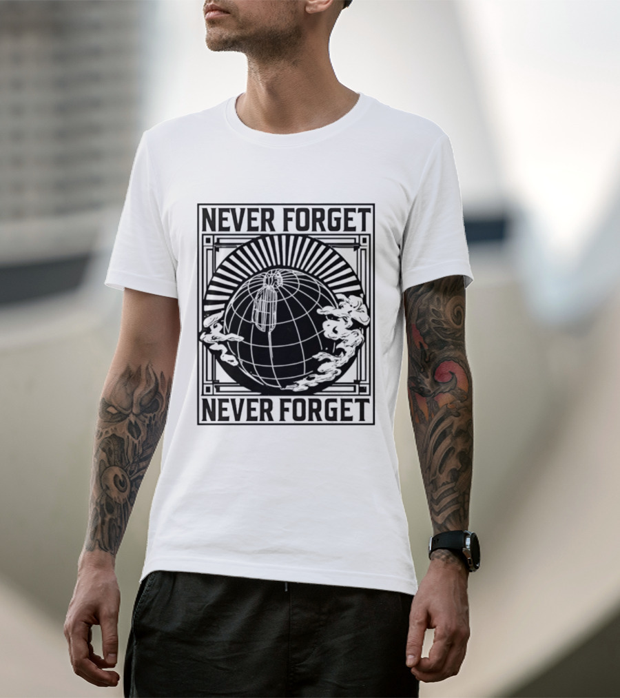 NEVER FORGET Nat Geo Globe SS T-Shirt