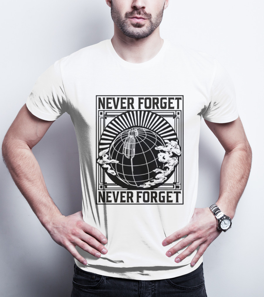NEVER FORGET Nat Geo Globe SS T-Shirt