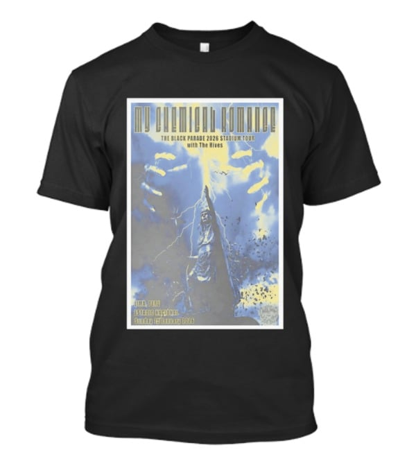 My Chemical Romance The Black Parade 2026 Stadium Tour Lima Peru Estadio Nacional Sunday 25 January With The Hives T-Shirt