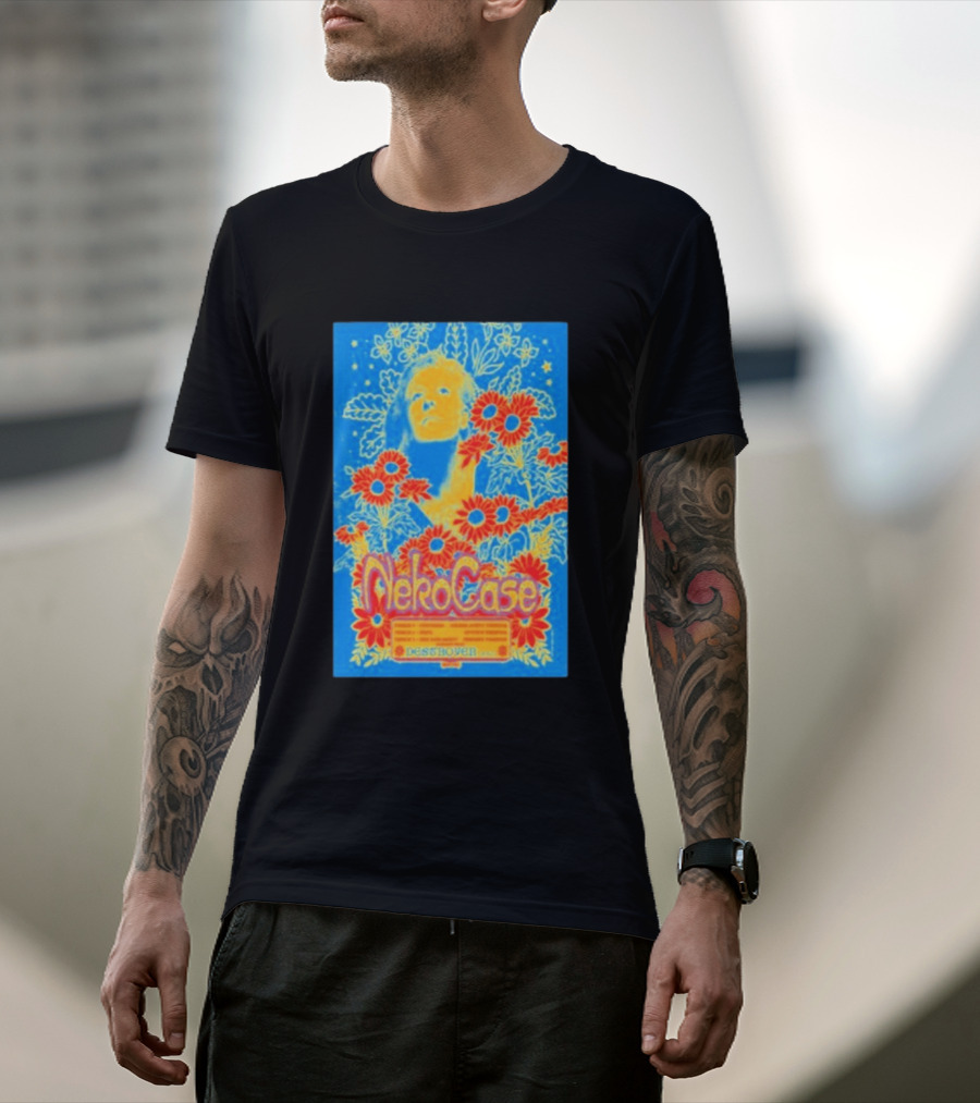 Neko Case 2026 Tour California Show Flowers T-Shirt