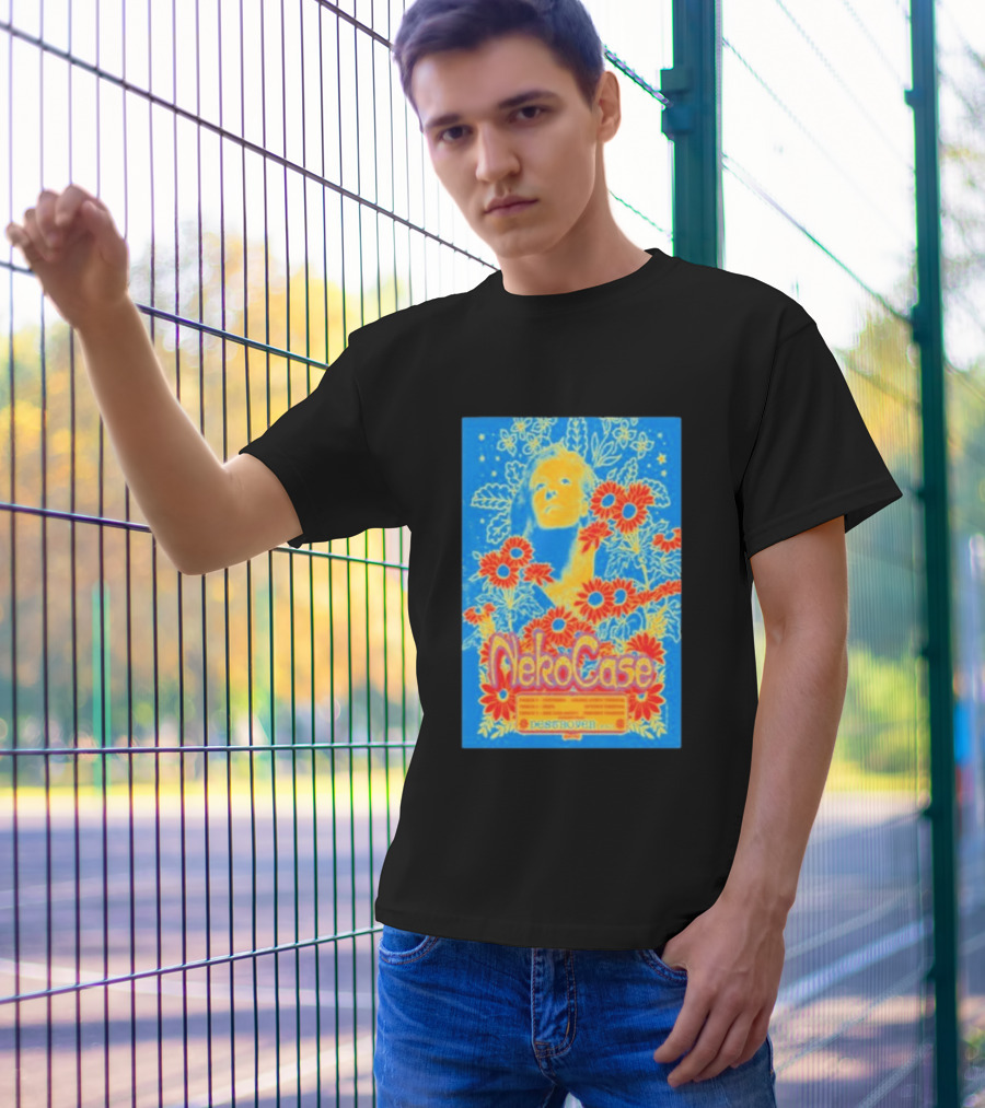 Neko Case 2026 Tour California Show Flowers T-Shirt