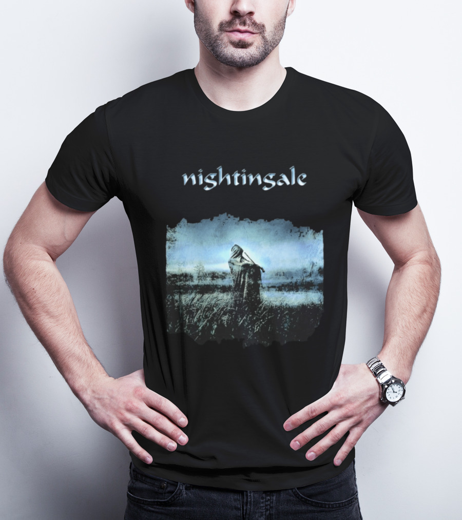 Nightingale Ethereal Nightfall Scene T-Shirt