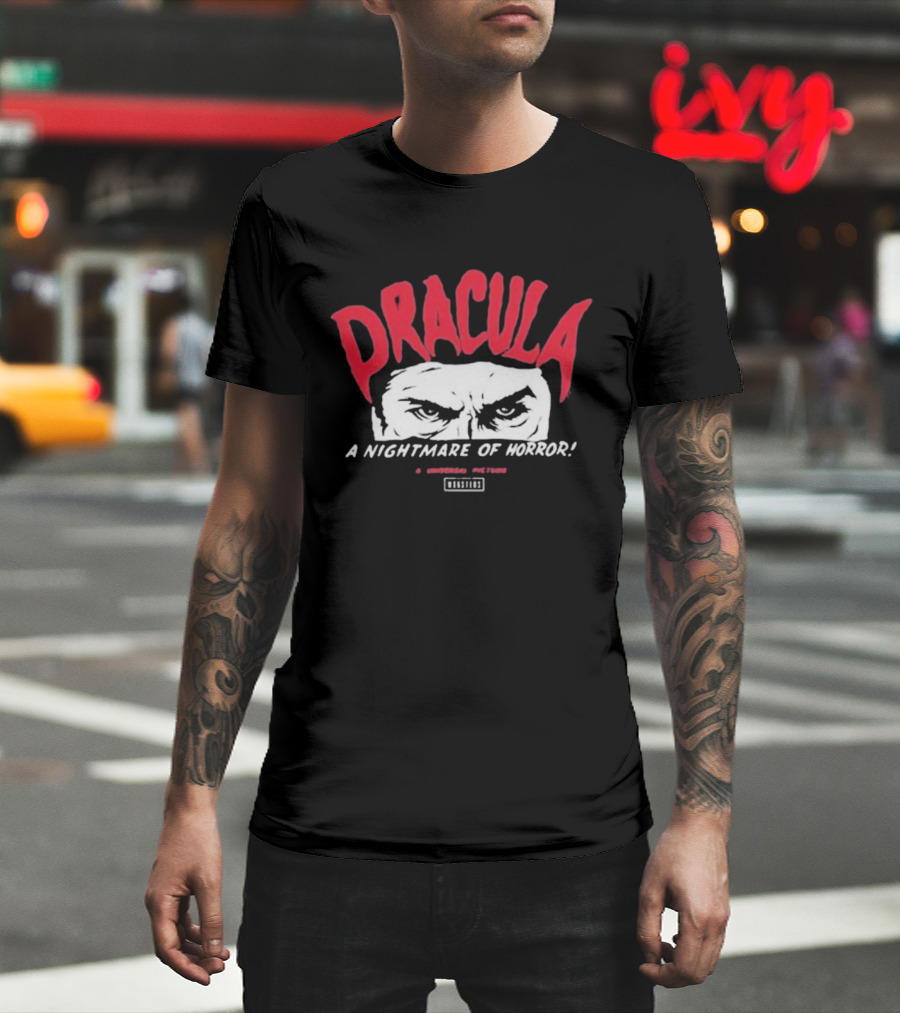 Dracula A Nightmare Of Horror A Universal Monster T-Shirt