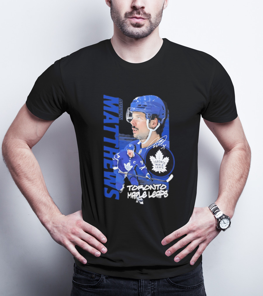 Toronto Maple Leafs Auston Matthews Signature Playmaker T-Shirt