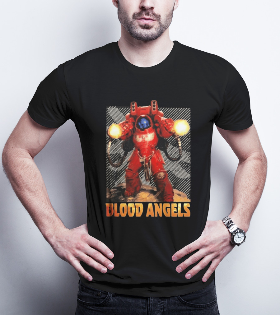 Warhammer 40 000 Blood Angels Space Marine Power Armor T-Shirt