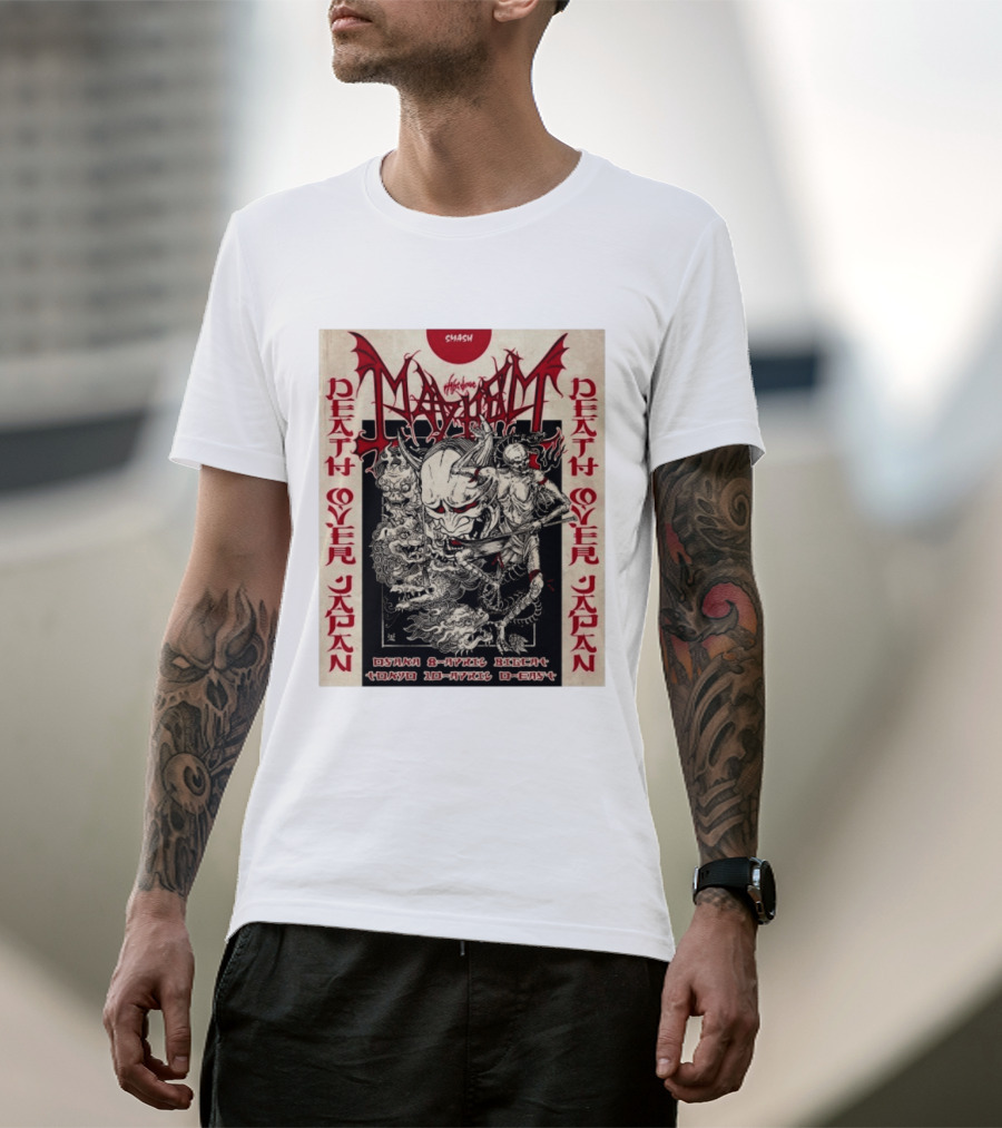 Mayhem Death Over Japan Osaka April 8 Bigcat Tokyo April 10 2026 Q East Smash T-Shirt