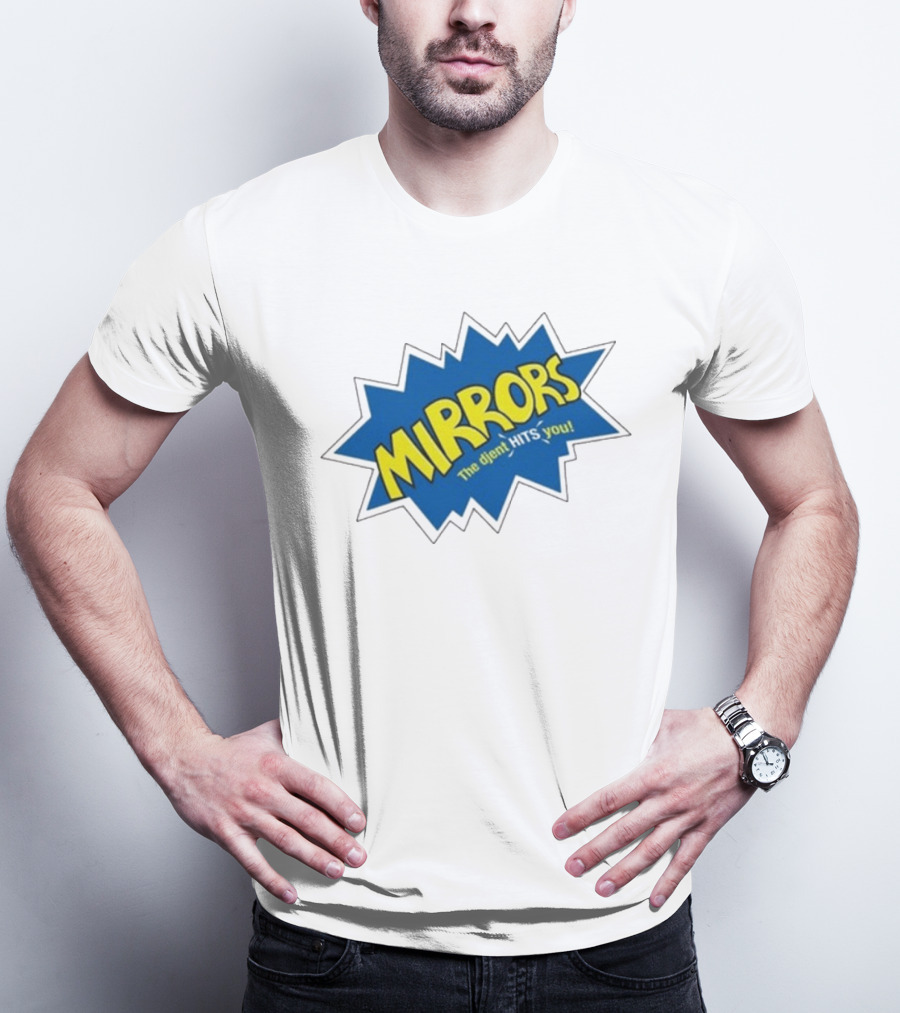 Mirrors The Djent Hits You Comic Style Burst T-Shirt