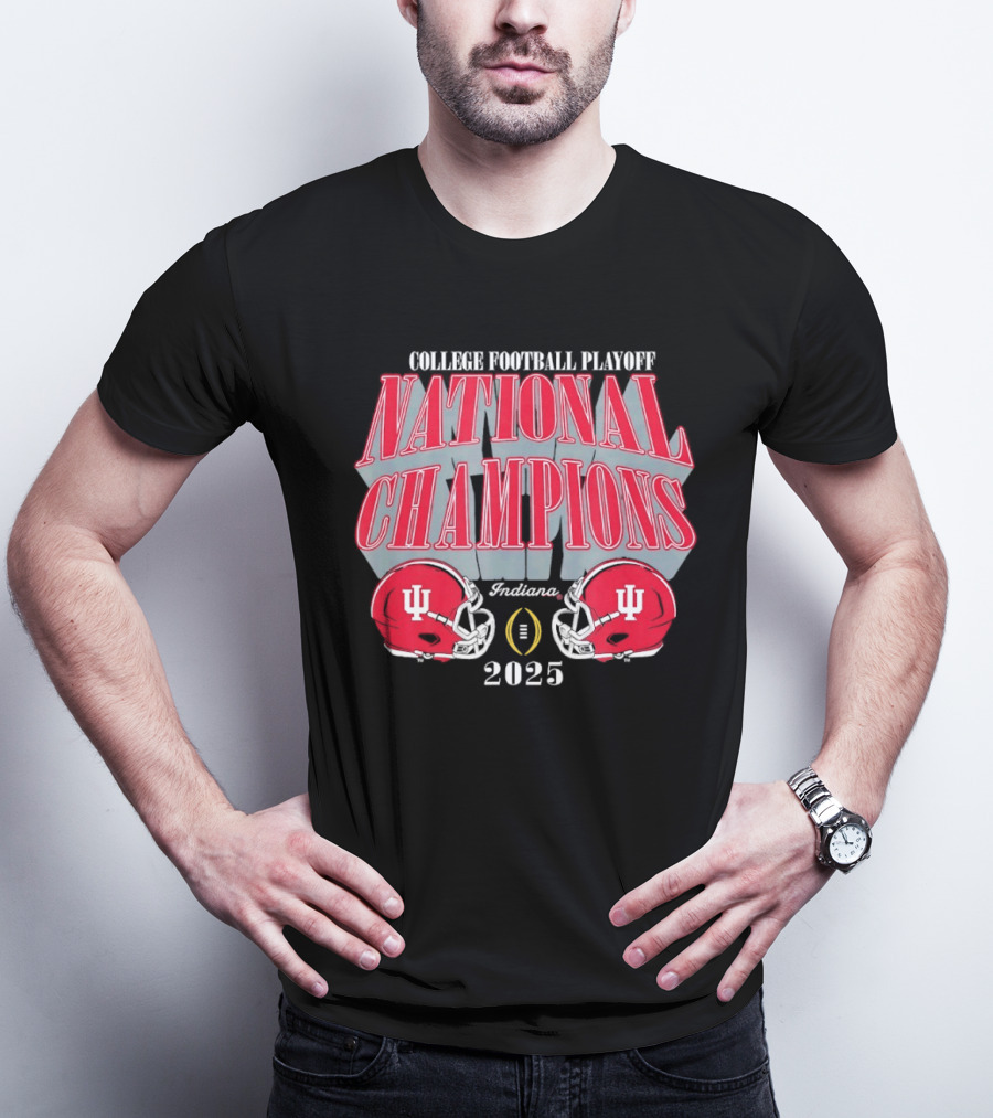 Indiana Hoosiers College Football Playoff National Champions 2025 CFP Lombardi T-Shirt