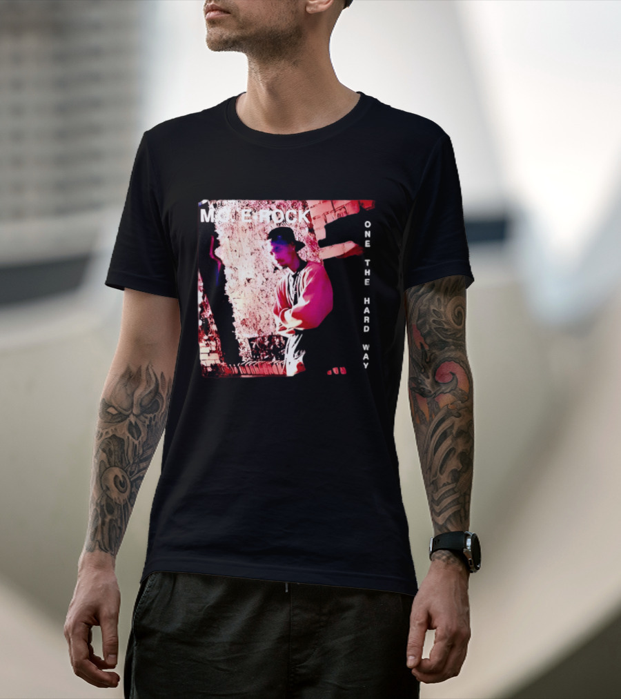 MC E Rock One The Hard Way Album Cover T-Shirt