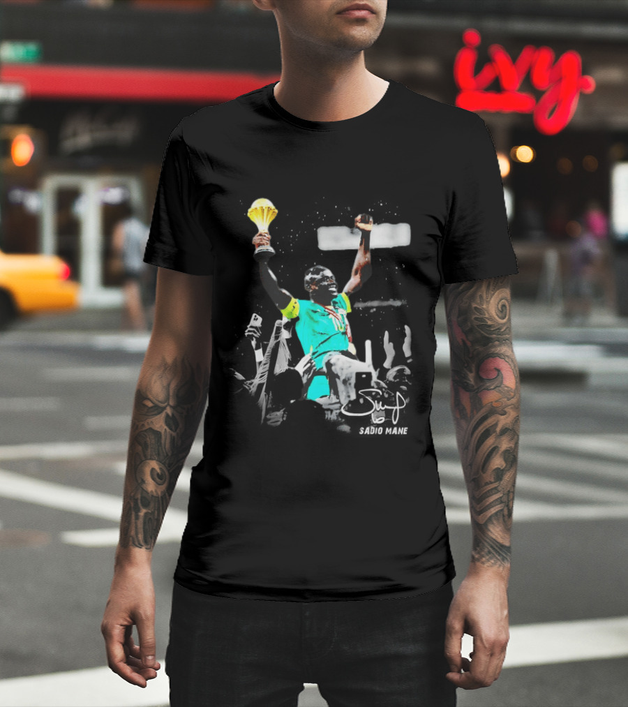 Sadio Mane AFCON 2025 Victory Celebration Iconic Moment T-Shirt
