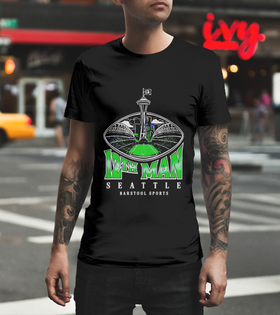 Seattle 12th Man Barstool Sports T-Shirt