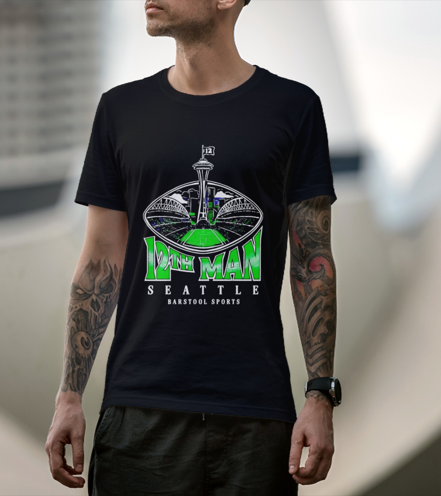 Seattle 12th Man Barstool Sports T-Shirt
