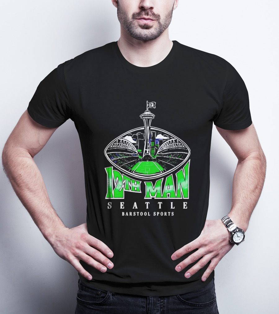 Seattle 12th Man Barstool Sports T-Shirt