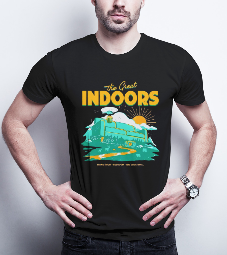 The Great Indoors Living Room Bedroom The Great Hall Couch Nature Sun T-Shirt