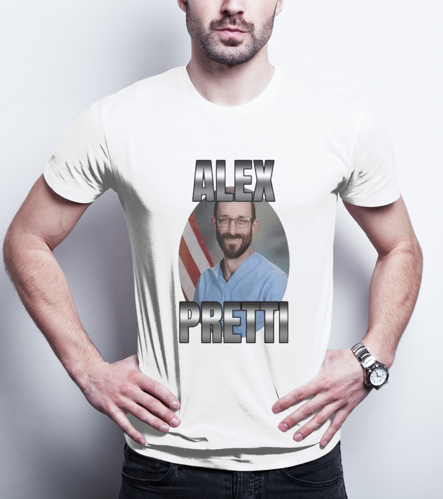 Alex Pretti American Flag T-Shirt