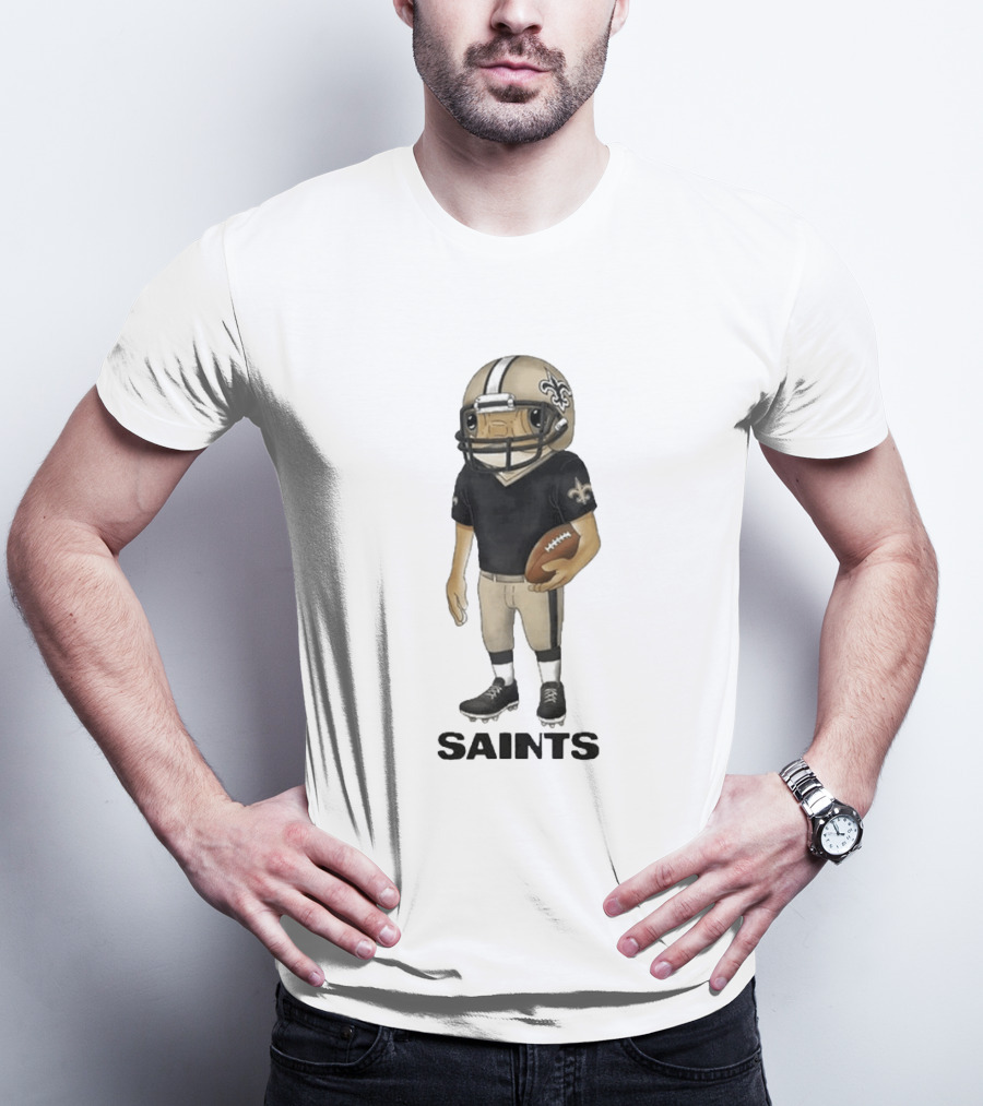Bad Bunny New Orleans Saints Football Helmet Player T-Shirt