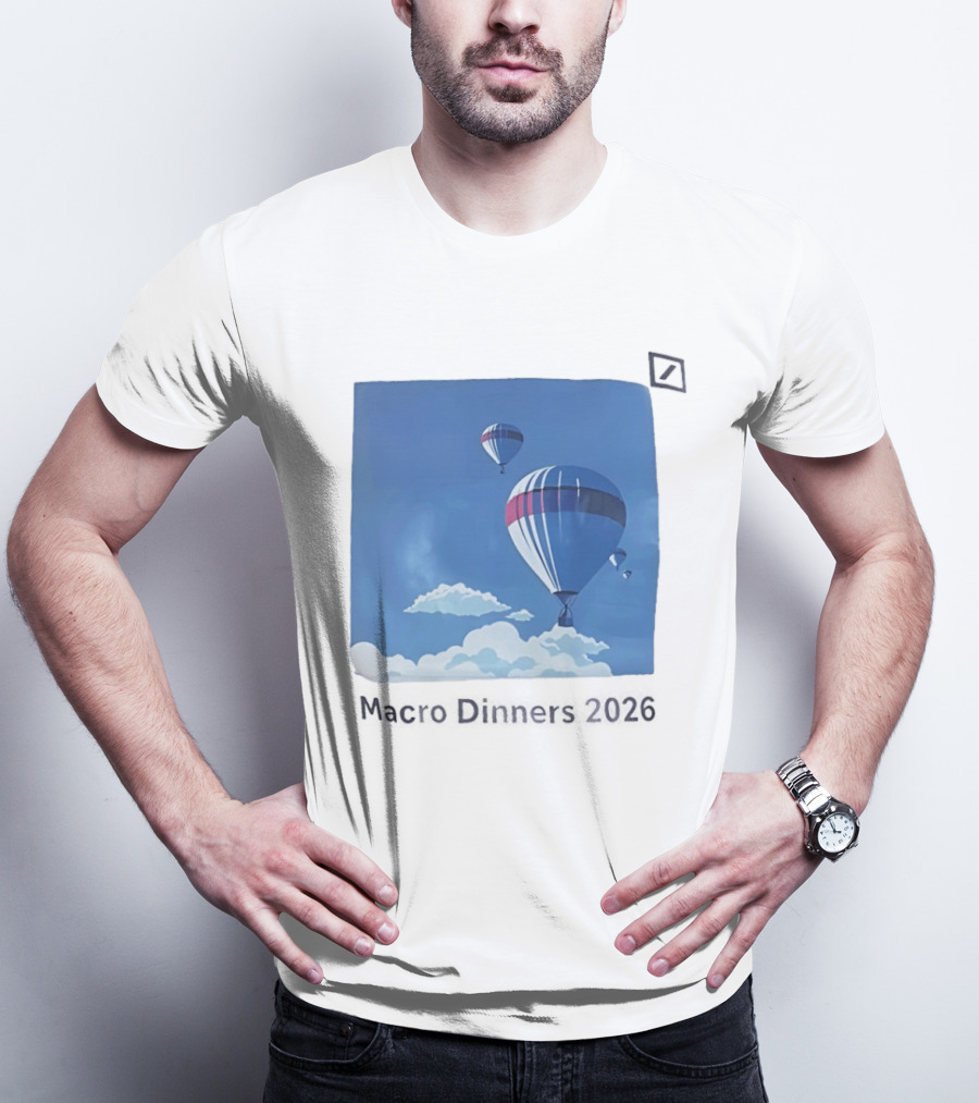 Macro Dinners 2026 Blue Sky Hot Air Balloons T-Shirt