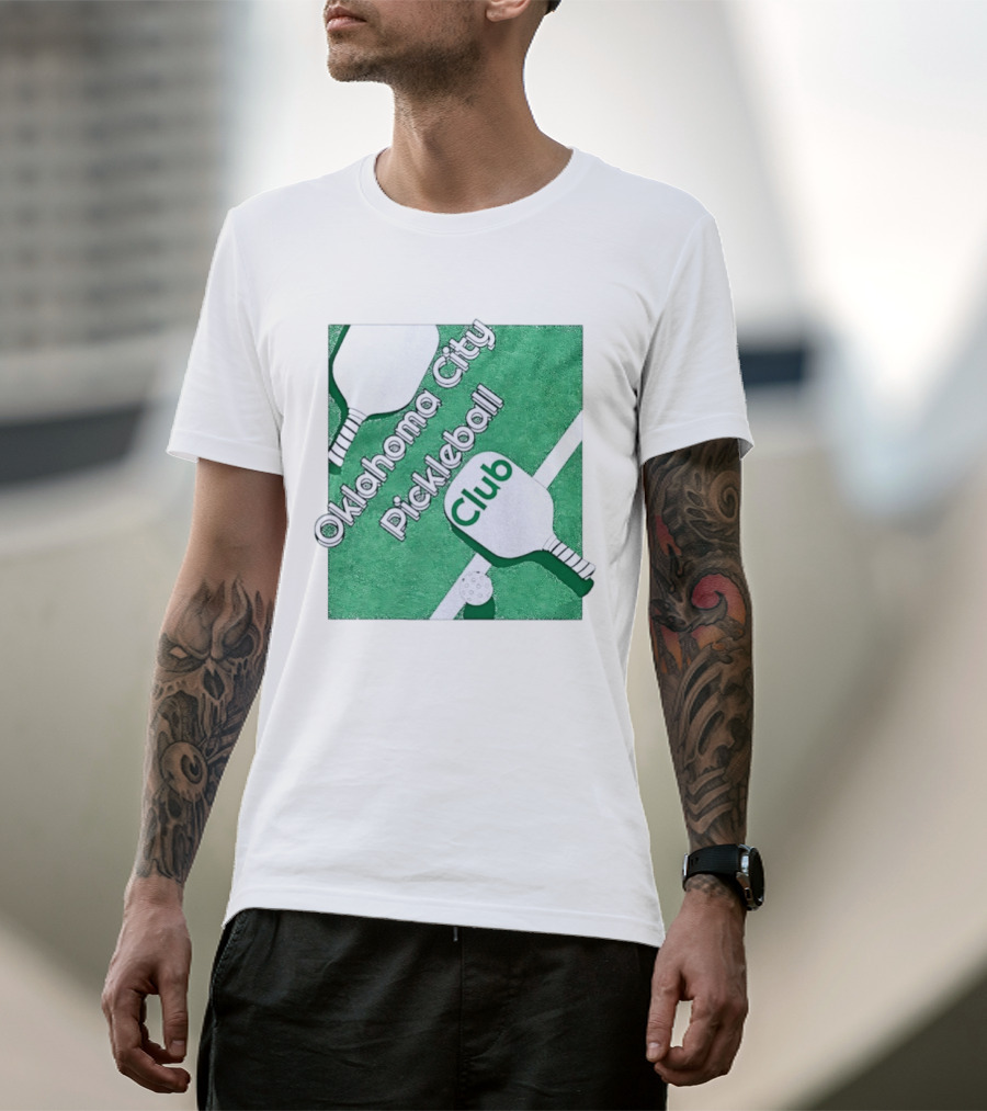 Oklahoma City Pickleball Club Paddle Court 2026 T-Shirt