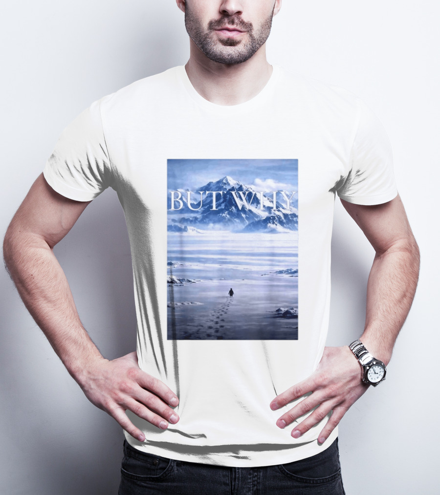But Why Penguin Mountains T-Shirt