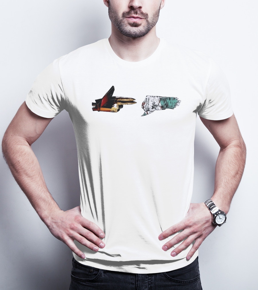 Run The Jewels RTJX Fist And Gun T-Shirt