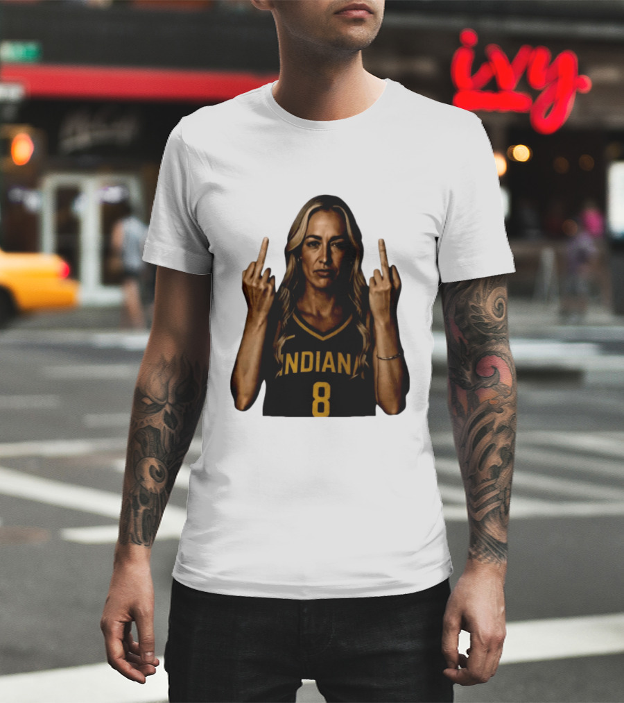 INDIANA 8 Flipping The Bird T-Shirt