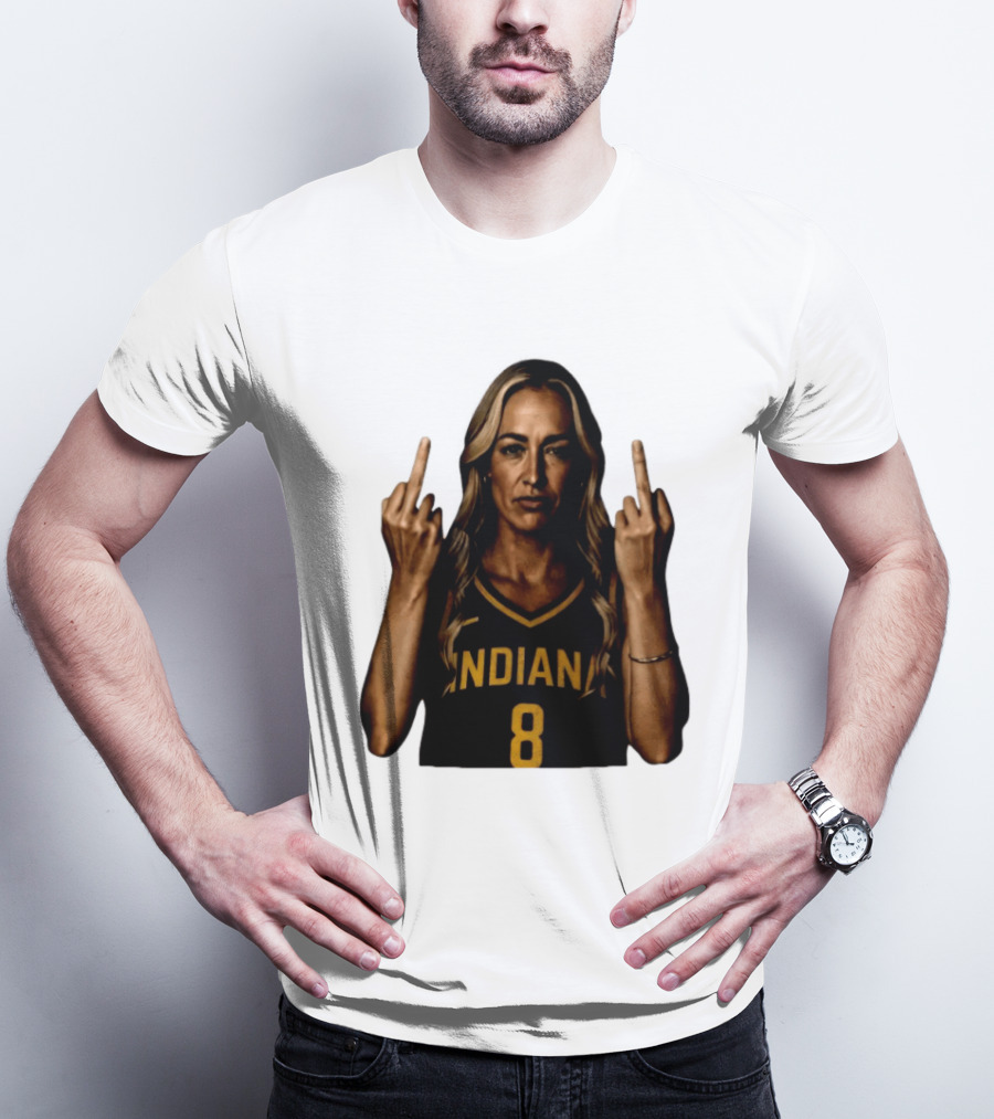 INDIANA 8 Flipping The Bird T-Shirt