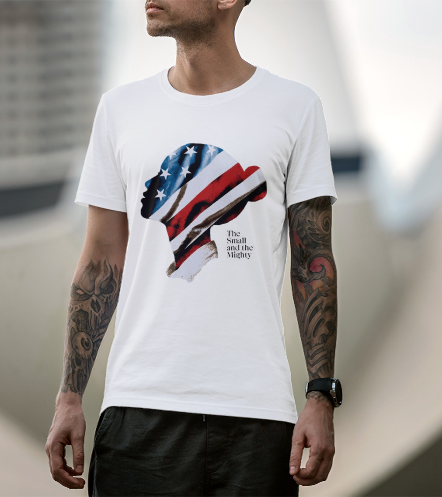 Patriotic American Flag Sharon McMahon Silhouette Stars And Stripes T-Shirt