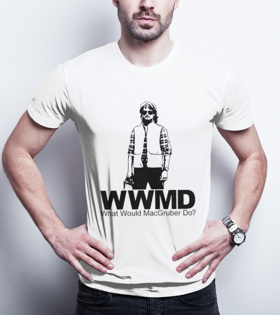 WWMD What Would Macgruber Do Vest T-Shirt