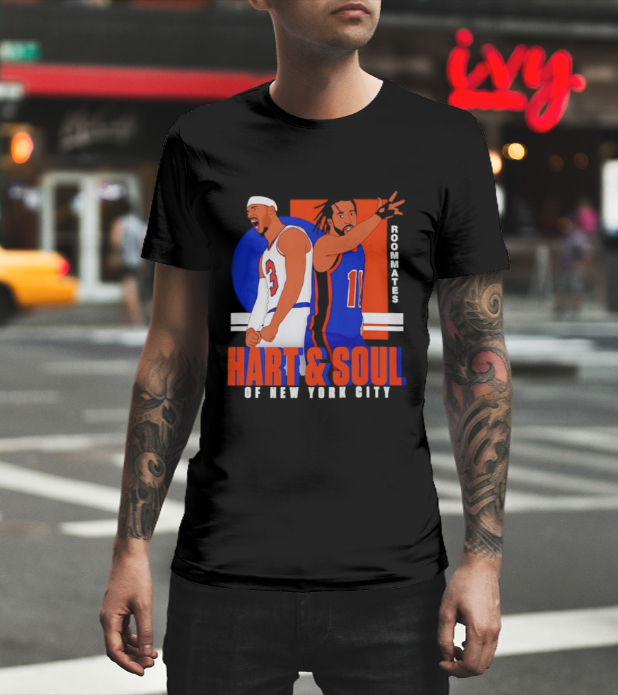 Hart And Soul Roommates Of New York City Knicks T-Shirt
