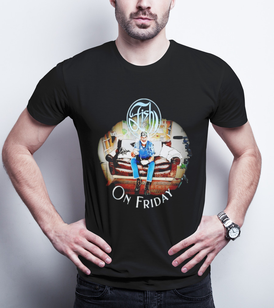 Fish Derek William Dick On Friday Sofa Scene T-Shirt