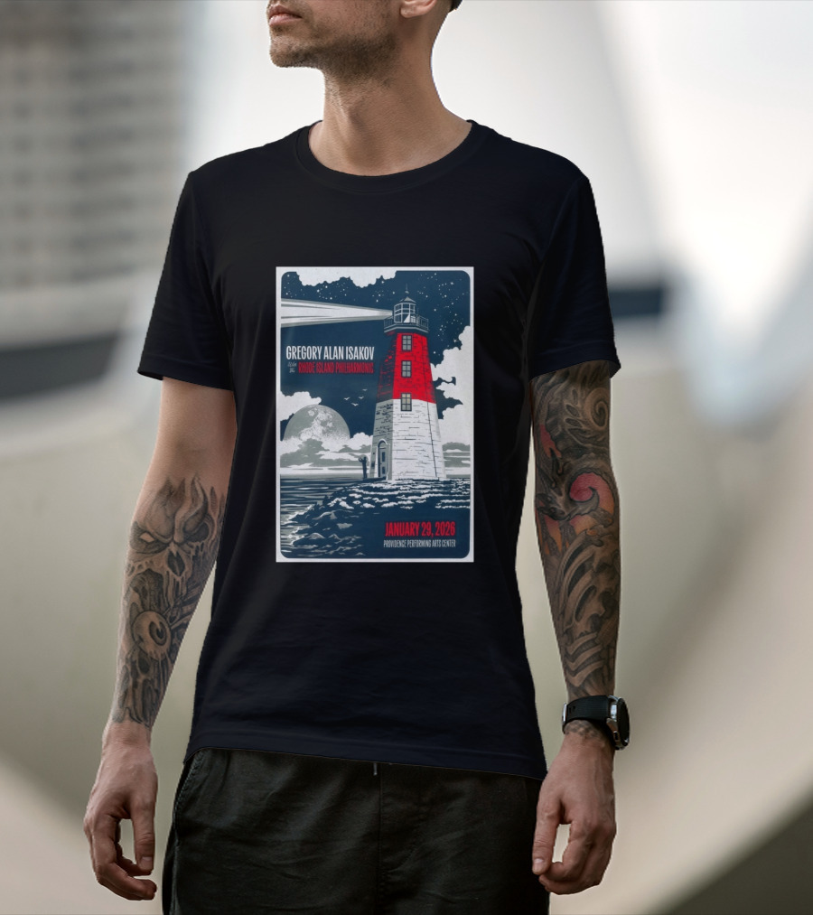 Gregory Alan Isakov Rhode Island Philharmonic Providence Performing Arts Center January 29 2026 T-Shirt