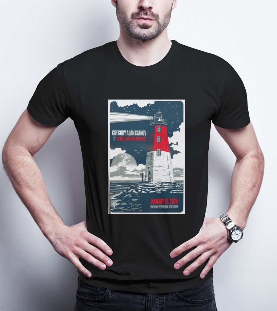 Gregory Alan Isakov Rhode Island Philharmonic Providence Performing Arts Center January 29 2026 T-Shirt